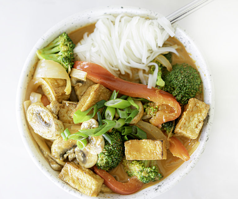 Vegan Panang Curry with Tofu | My Vegetarian Family